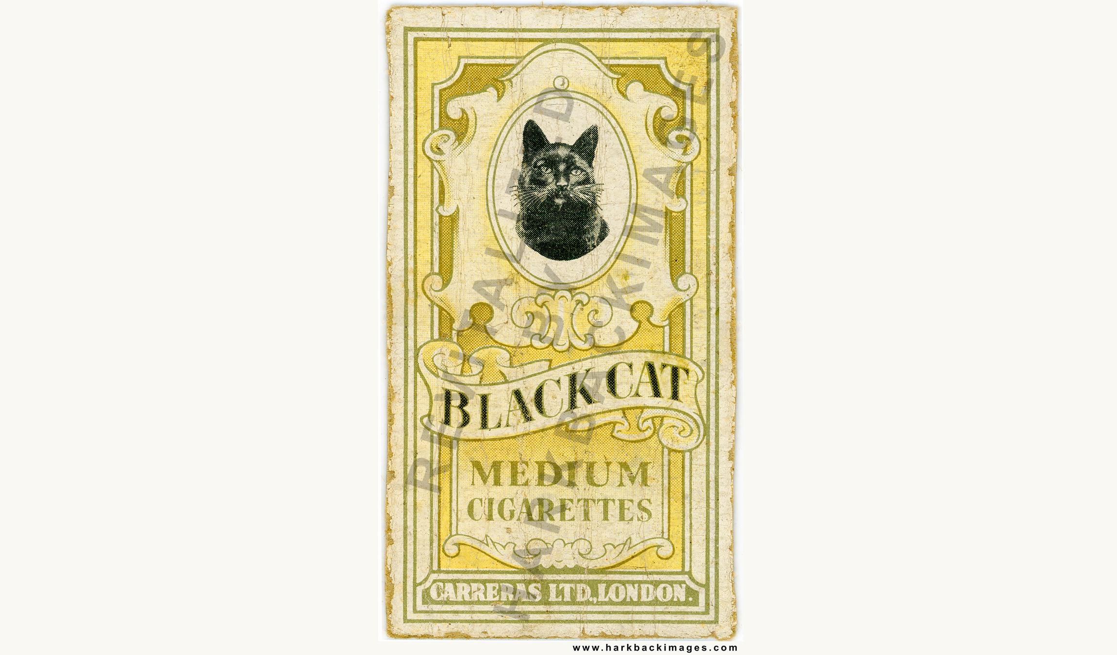Black Cat Medium Cigarette Pack (HD Digitally Enhanced Print) - Etsy
