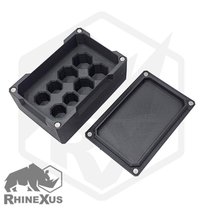 CUSTOM Multi-sized Peptide Vial Storage Case, Magnetic Lid Medical ...