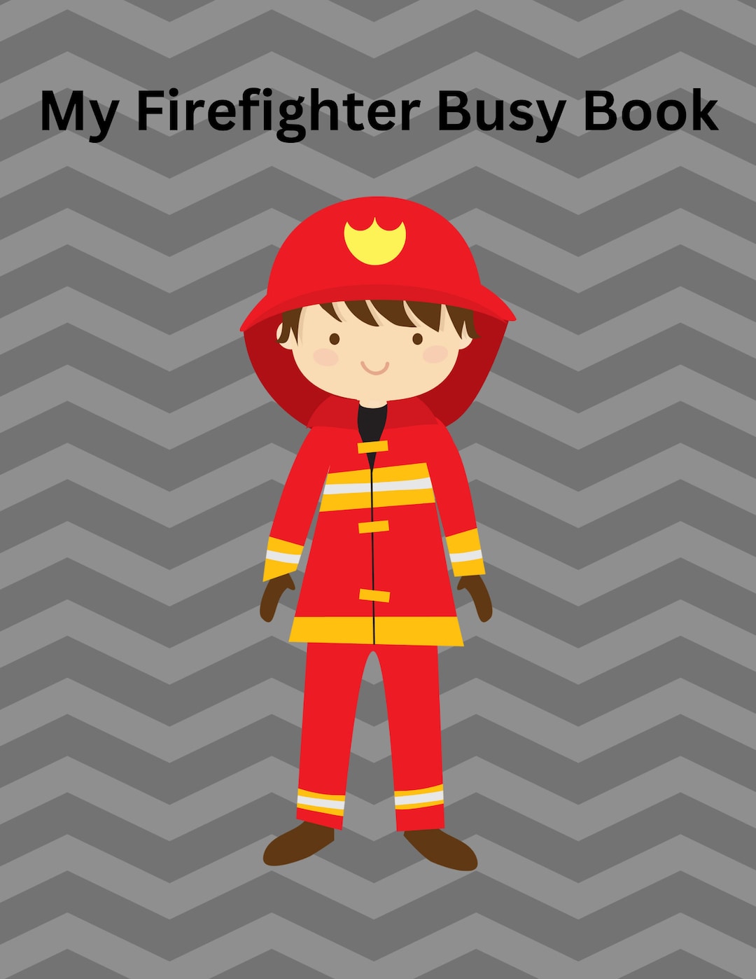 Firefighter Busy Book, Toddler Busy Book Printable, Montessori ...