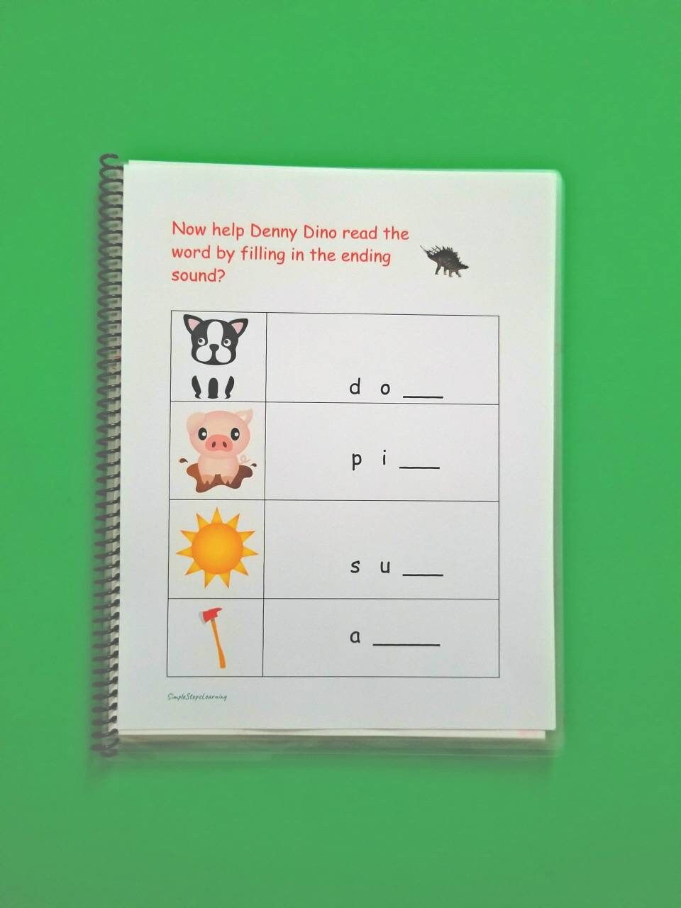 Dinosaur Themed Kindergarten Busy Book, Busy Book, Kindergarten ...