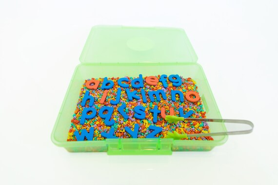 Alphabet Sensory Bin Alphabet Activities Back to School - Etsy