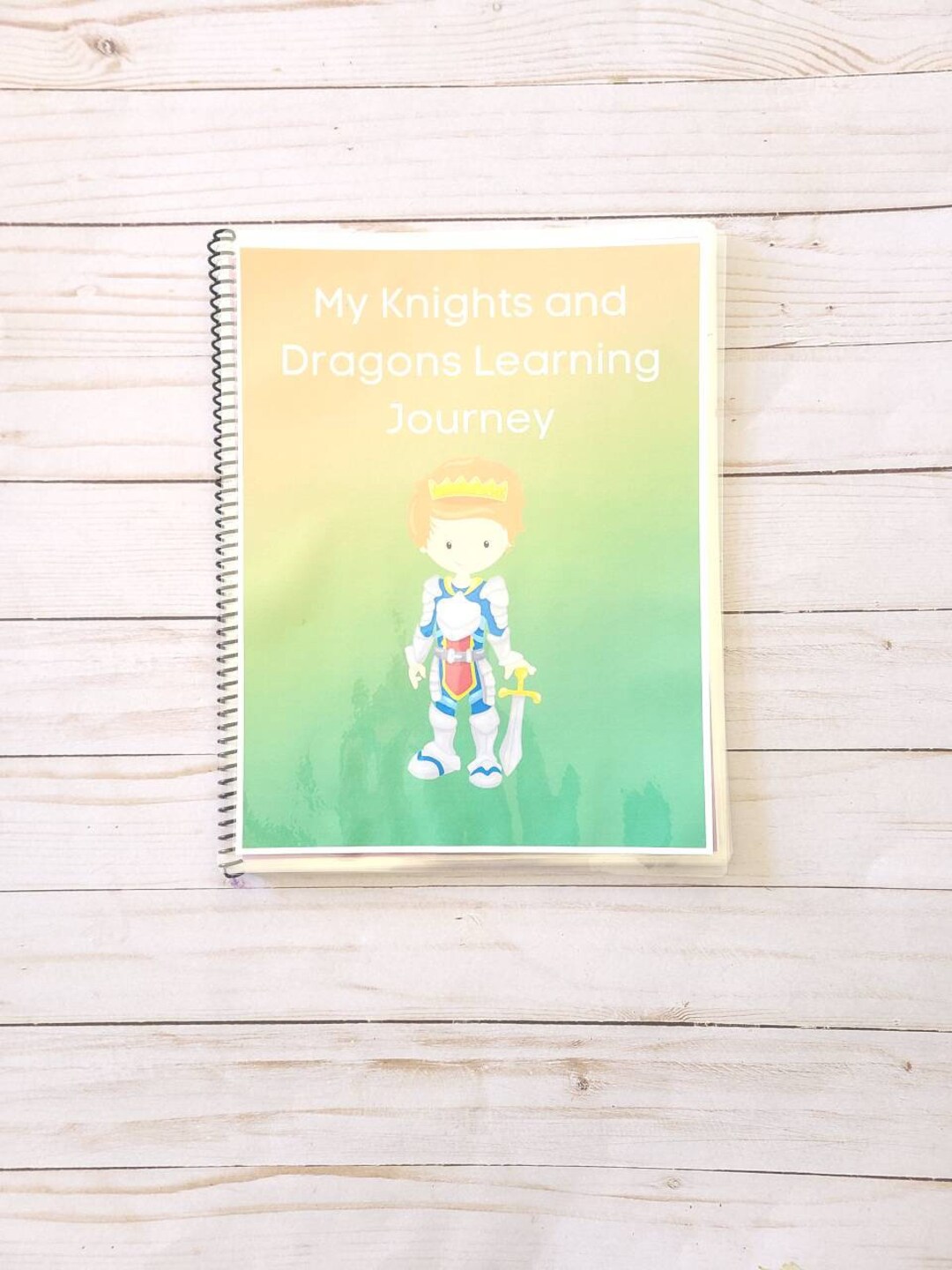 Knights and Dragons Busy Book: Preschool Learning Workbook - Etsy