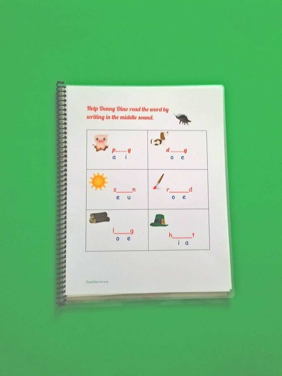 Dinosaur Themed Kindergarten Busy Book, Busy Book, Kindergarten ...