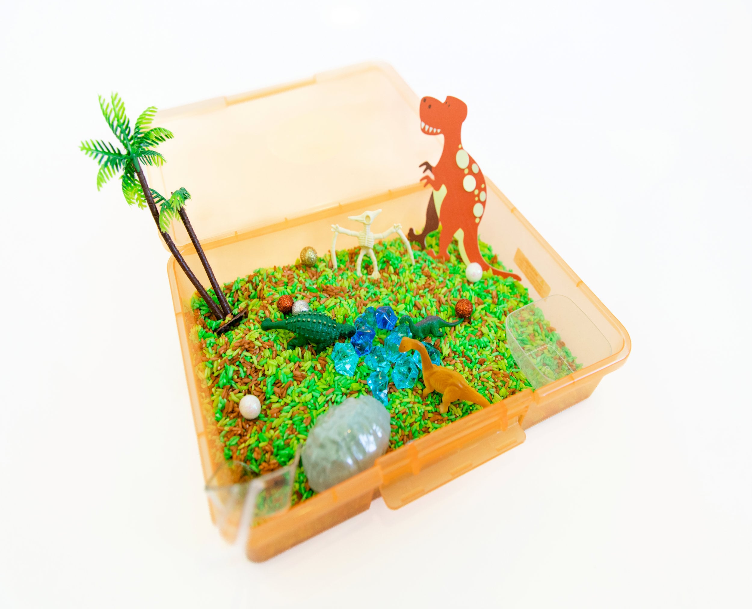 Personalized Sensory Bin, Dinosaur Sensory Bin, Dinosaur Birthday, Dino ...