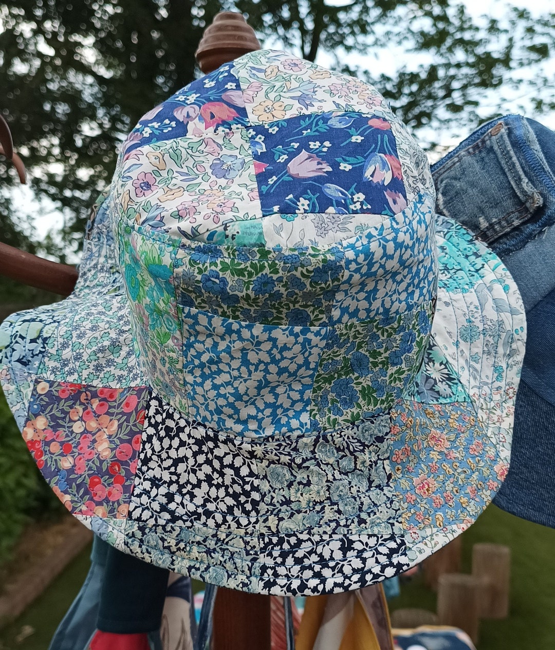 Wide Brimmed Reversible Sun Hat - Etsy