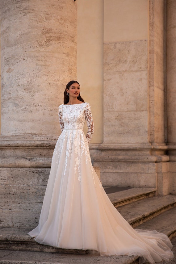 Wedding Dress Lace Pattern
