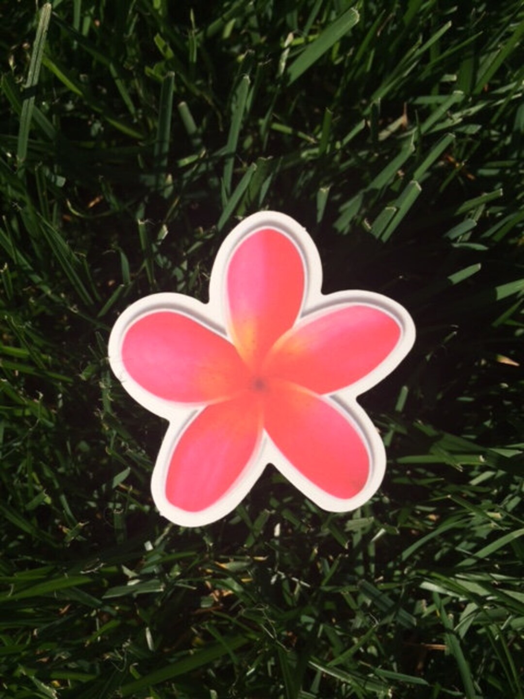 Hawaiian Flower Sticker - Etsy