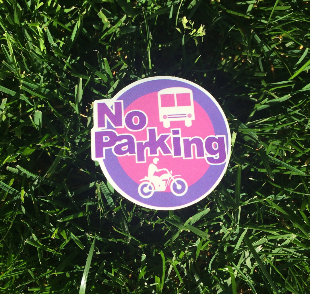 Cute No Parking Sticker - Etsy