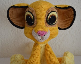 SIMBA the Lion King Amigurumi Lion Disney Crochet Toy Disney Handmade ...