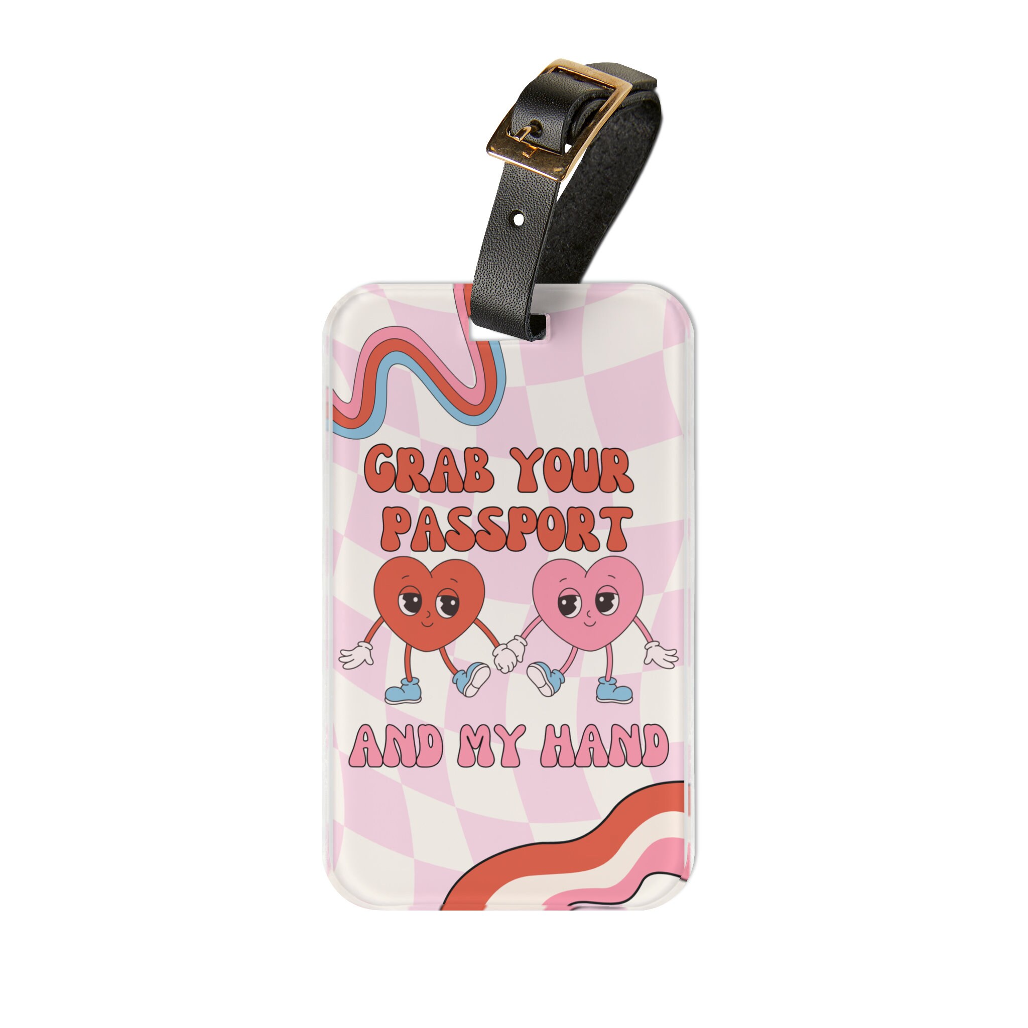Grab Your Passport and My Hand Luggage Tag - Etsy