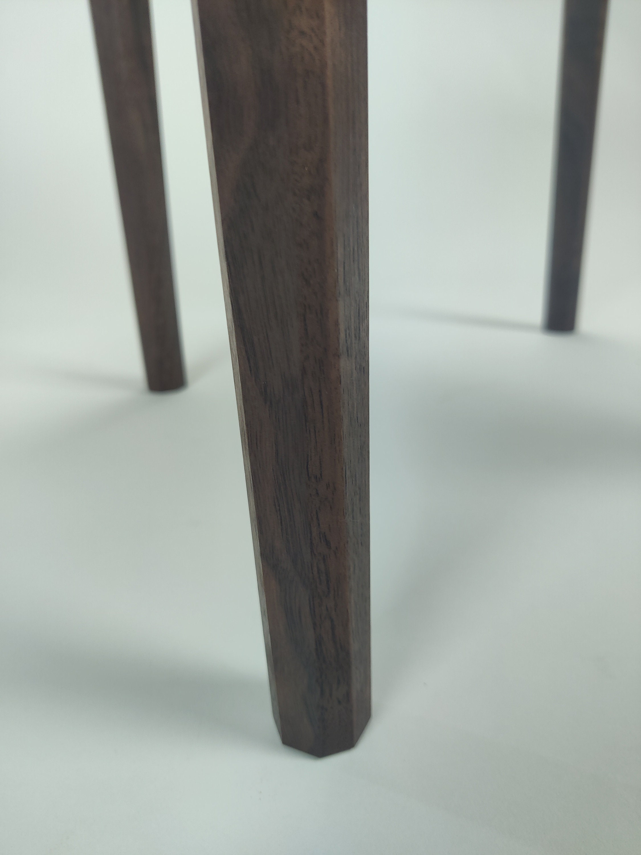 Walnut Side Table, Modern, Minimalist Style - Etsy