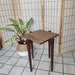Walnut Side Table, Modern, Minimalist Style - Etsy