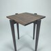 Walnut Side Table, Modern, Minimalist Style - Etsy