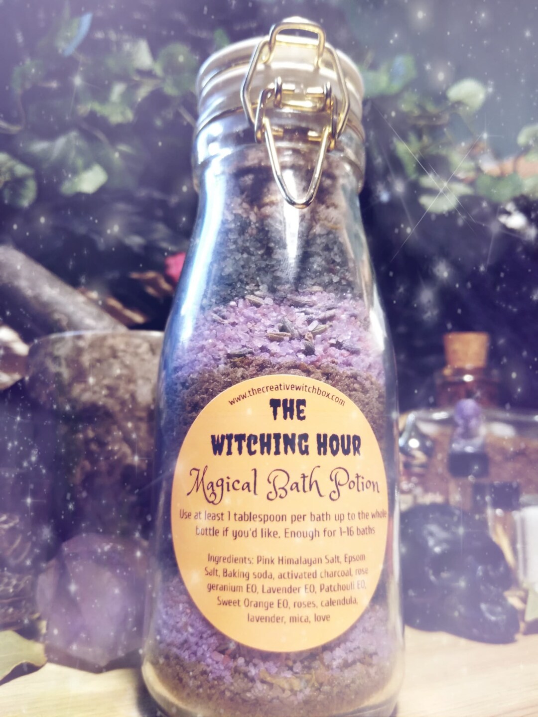 The Witching Hour ~ Shimmering Magical Bath Potion - Etsy
