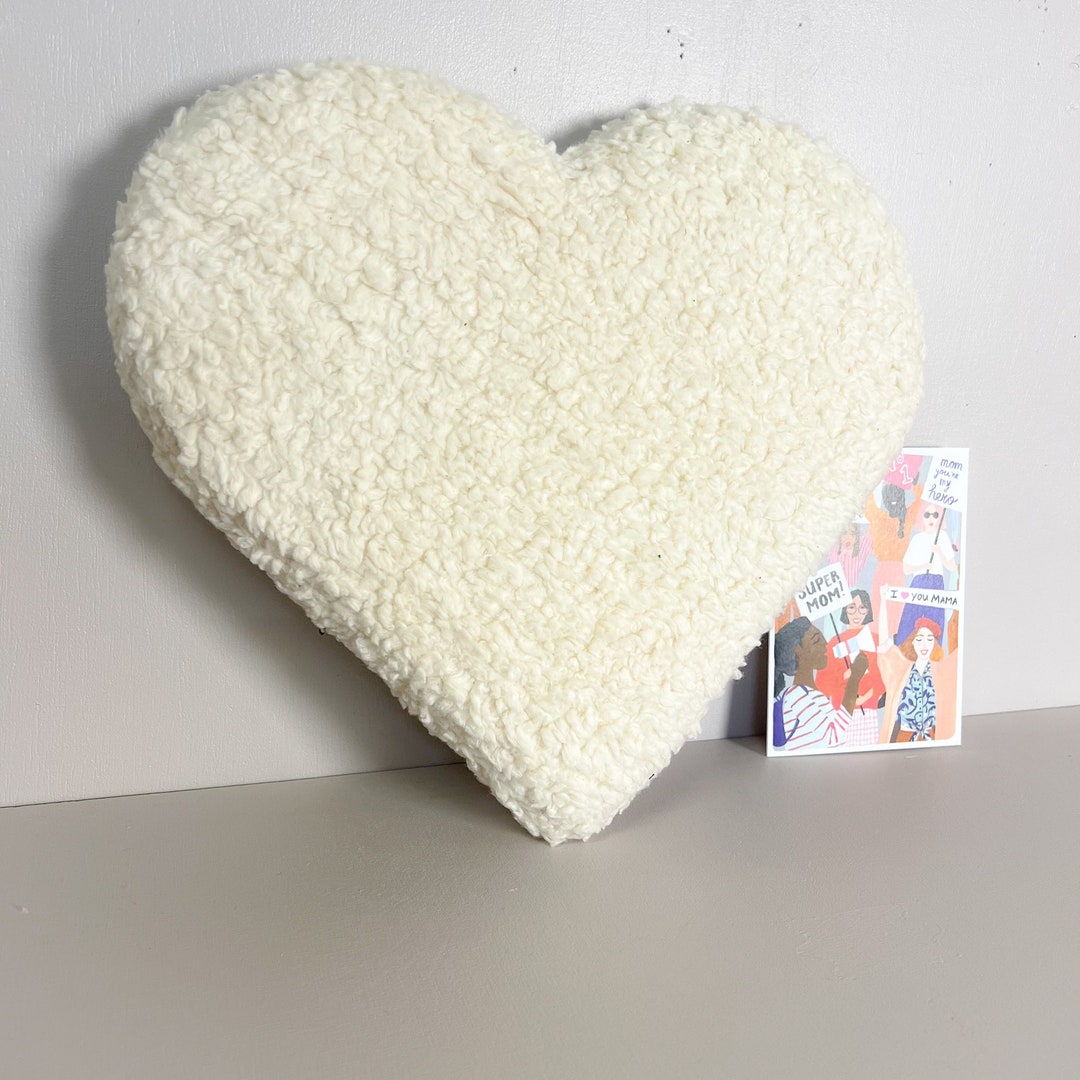 HEART Wall Object Mother's Day Color: Teddy Fur - Etsy