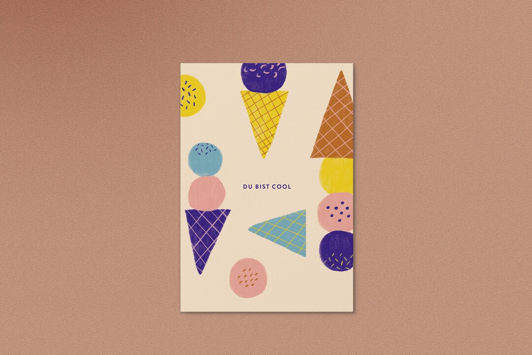 Postcard You Are Cool / Greeting Card / Card / Birthday - Etsy