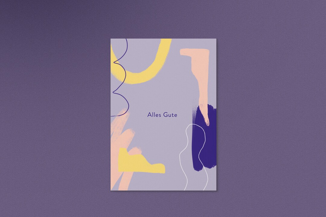 Postcard All the Best / Greetings Card / Card / Birthday - Etsy