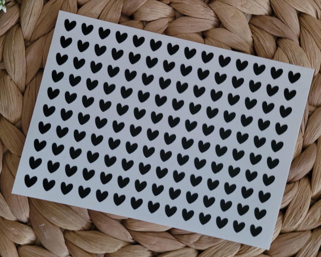 1 Bogen 140 Herzen Herzchen Sticker Aufkleber Vinyl 5 mm - Etsy.de