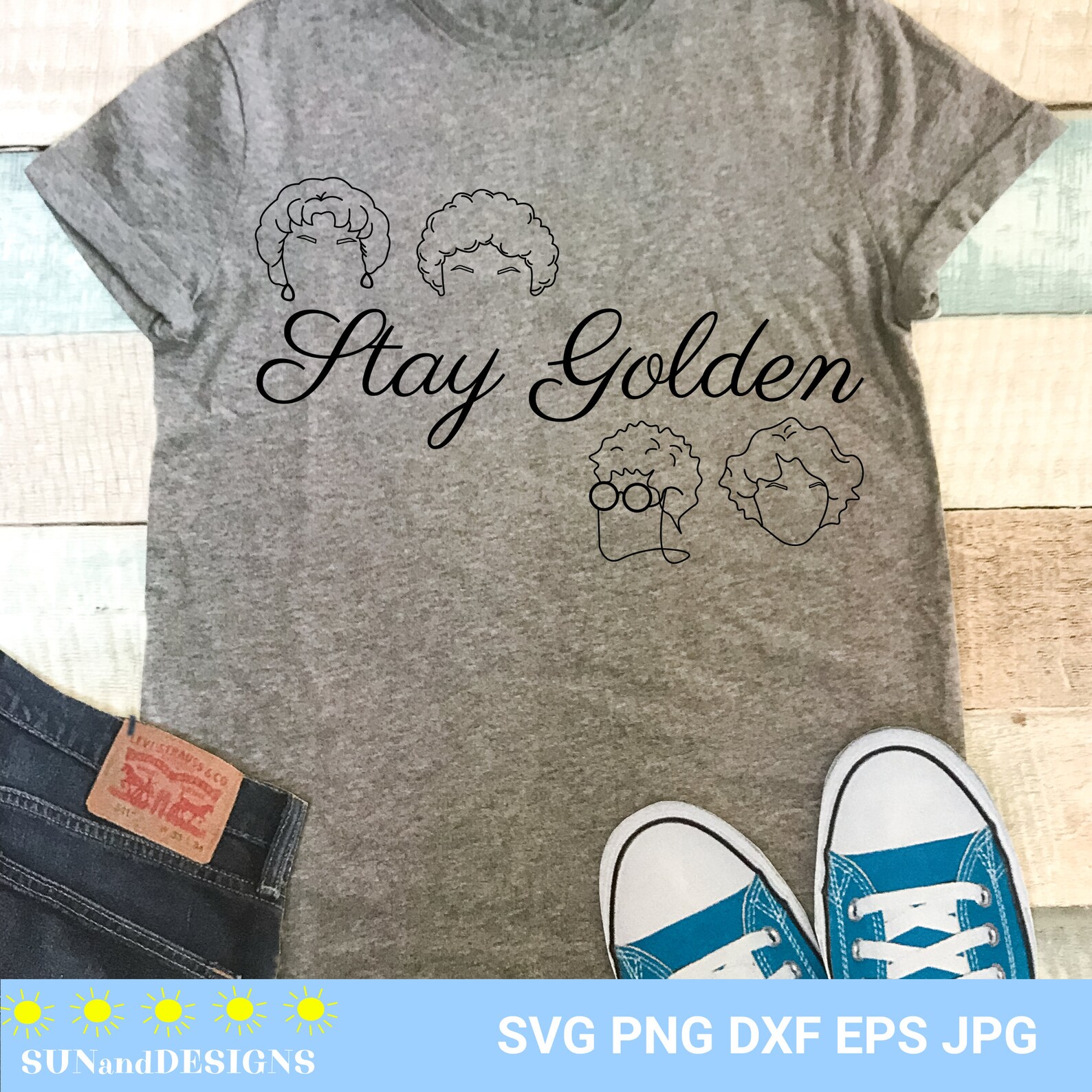 Golden Girls Svg Cut Files for Cricut Svg Png Dxf - Etsy UK