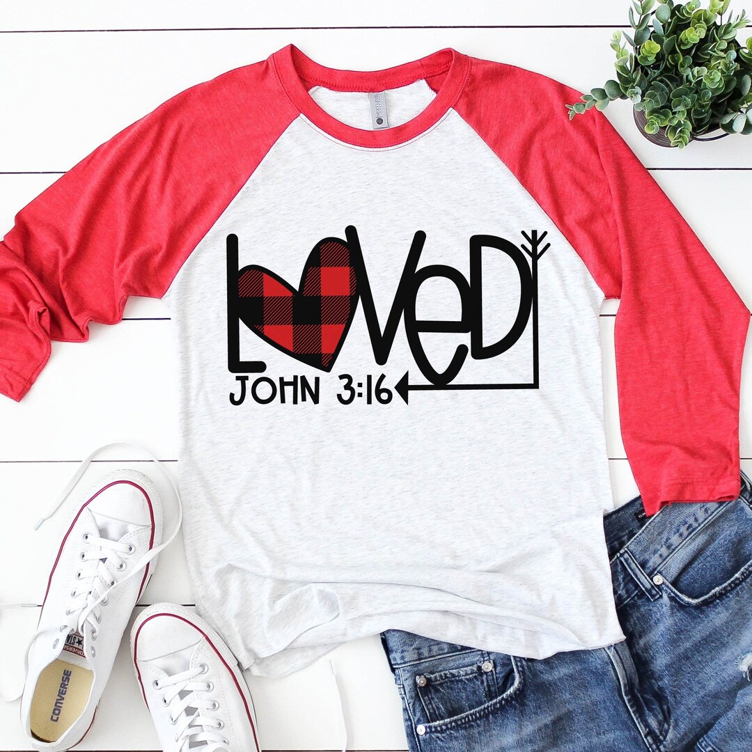Loved John 3:16 Svg Eps Png Dxf Cutting Files for Silhouette Cameo ...