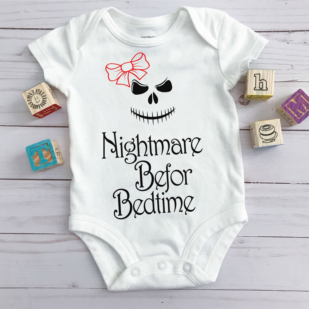 Nightmare Before Bedtime - Digital Saying for Halloween Spooky Girl ...