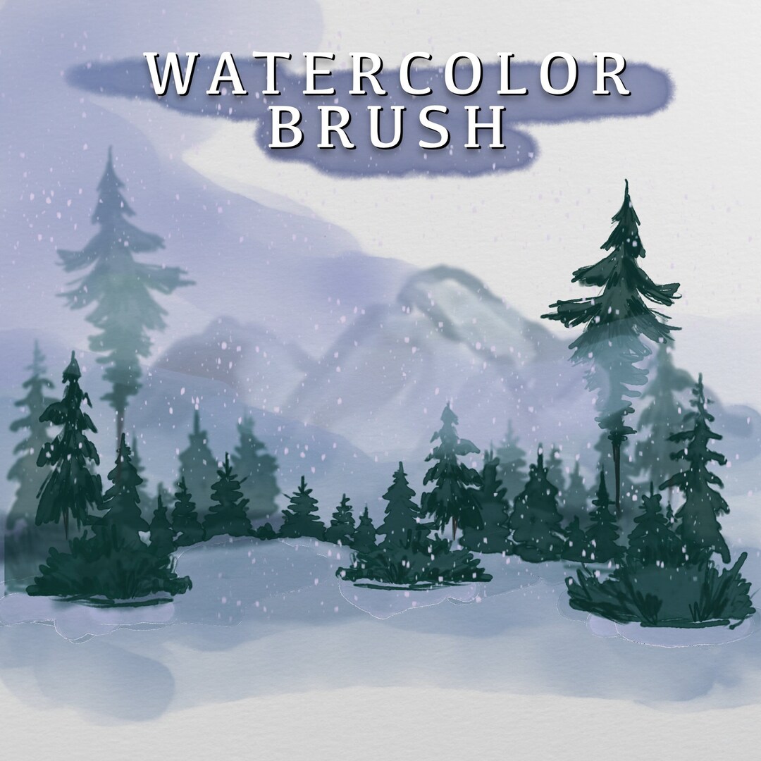 Amazing Watercolor Painting Kit for Procreate - Etsy