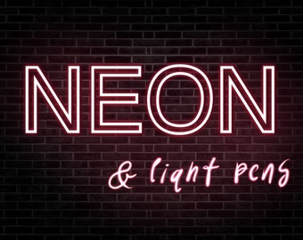 Procreate Neon Brushes, Procreate Glow Brushes, Procreate Light Pen ...