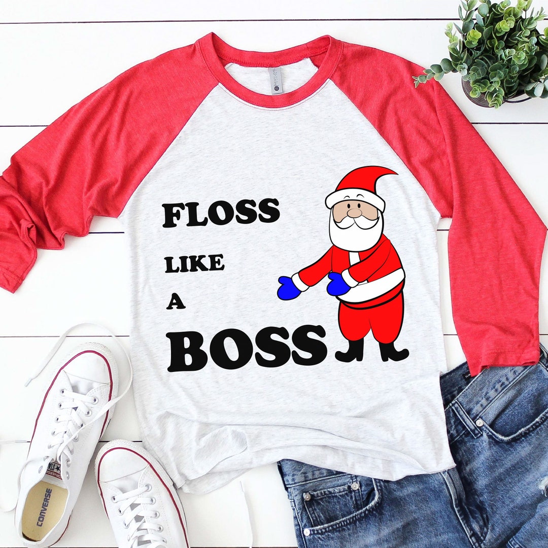 Digital Files - Santa Claus Floss Like a Boss SVG, EPS, DXF, Png, Jpg ...