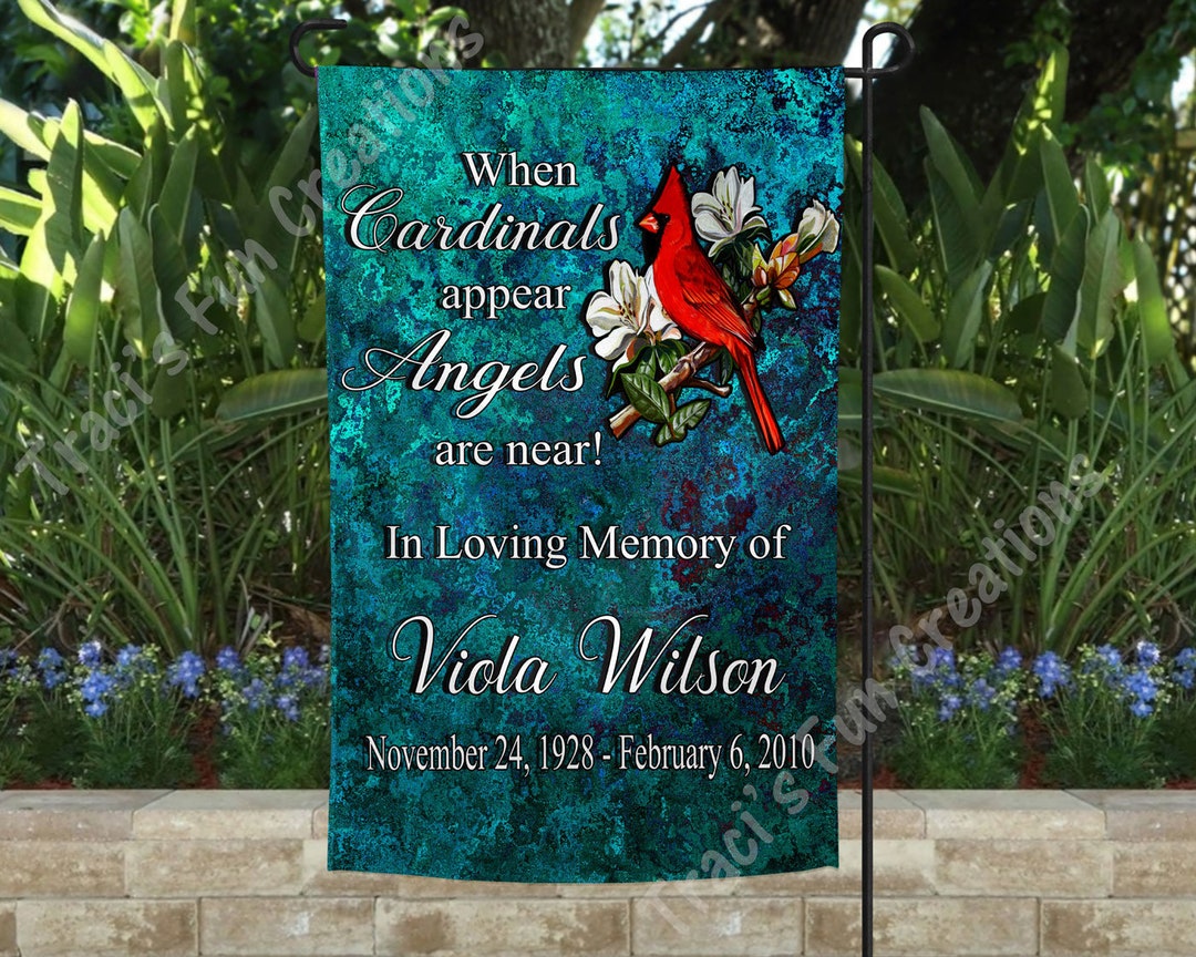 In Loving Memory Cardinal Sublimation Digital File, Sublimation Digital ...