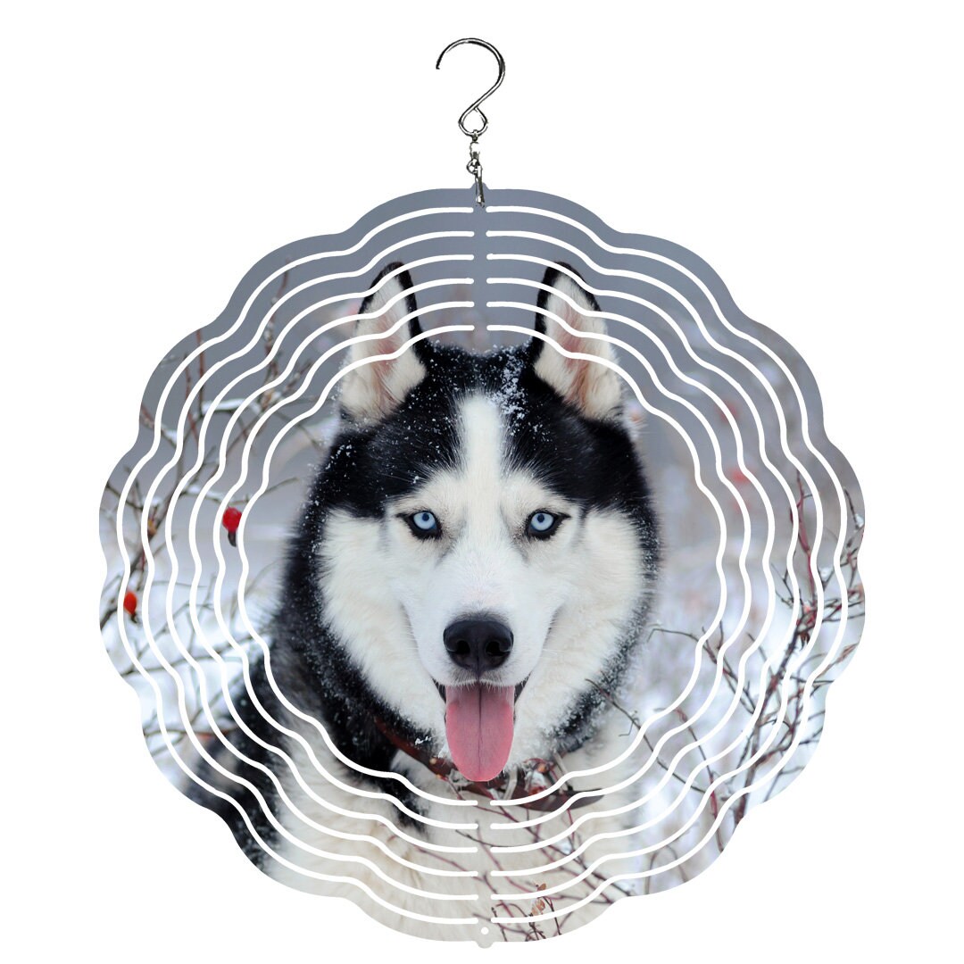 Wind Spinner Husky Design Digital Download Sublimation Png Instant ...