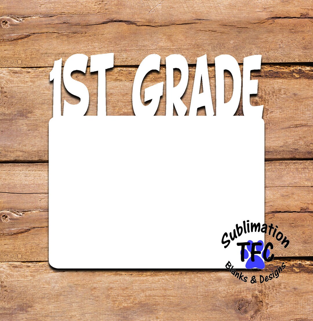 Sublimation Blank Custom 1st Grade Signs/magnets for - Etsy