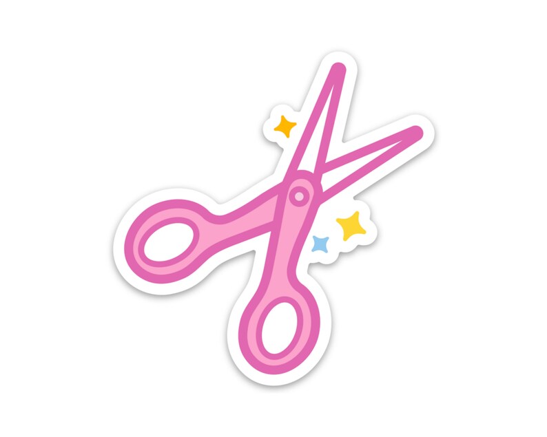 SCISSORS Die Cut Sticker - Etsy