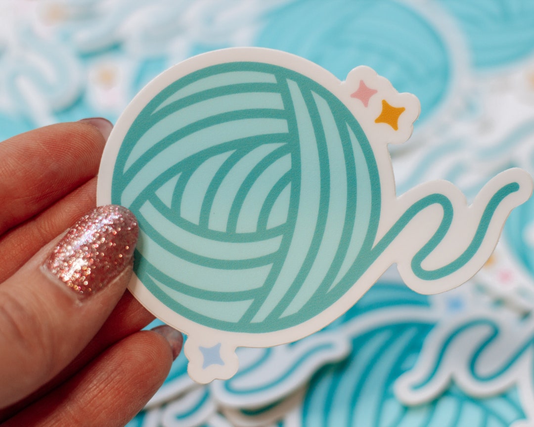 YARN BALL || Die Cut Sticker - Etsy