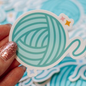 YARN BALL || Die Cut Sticker - Etsy