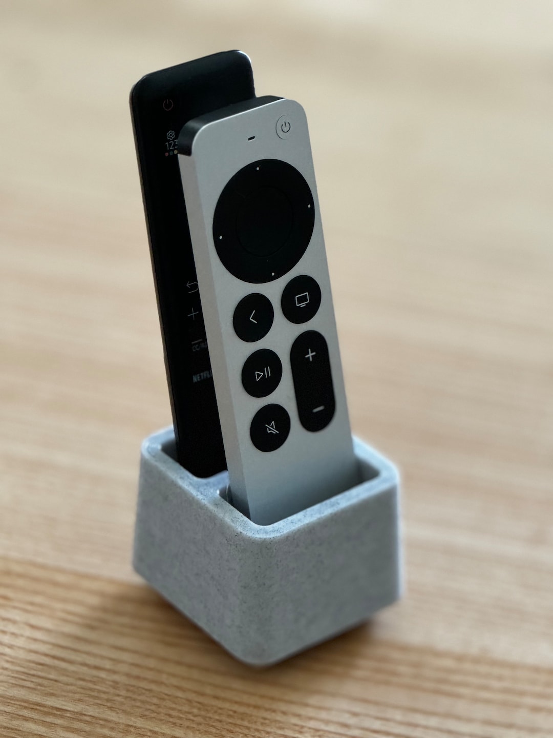 Double Remote Control Caddy for Apple TV Remote - Etsy