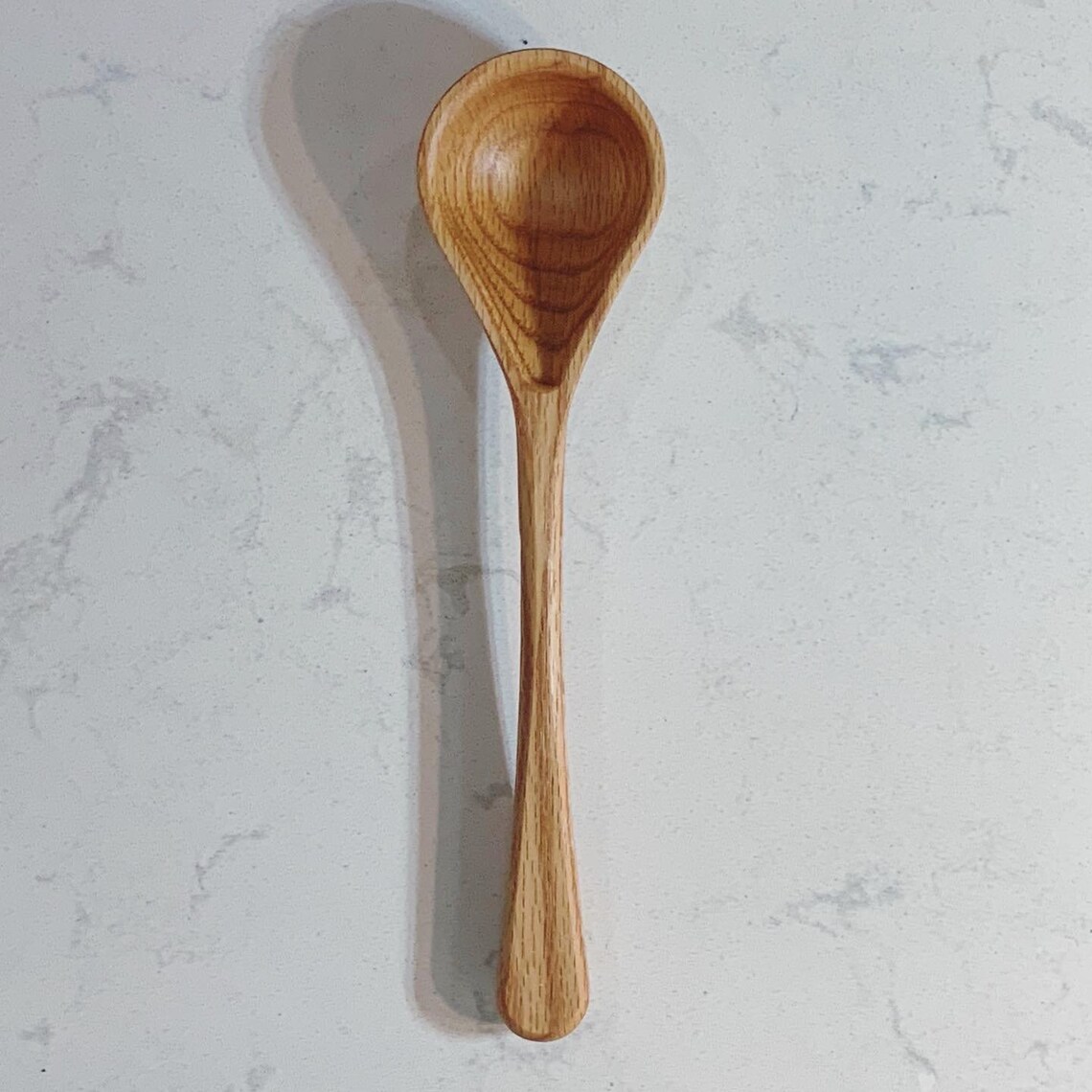 Homemade Teardrop Wooden Spoon in Red Oak | Etsy