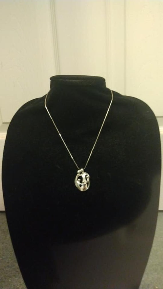 1990s-era Relios sterling silver "Loving Family of Fi… - Gem