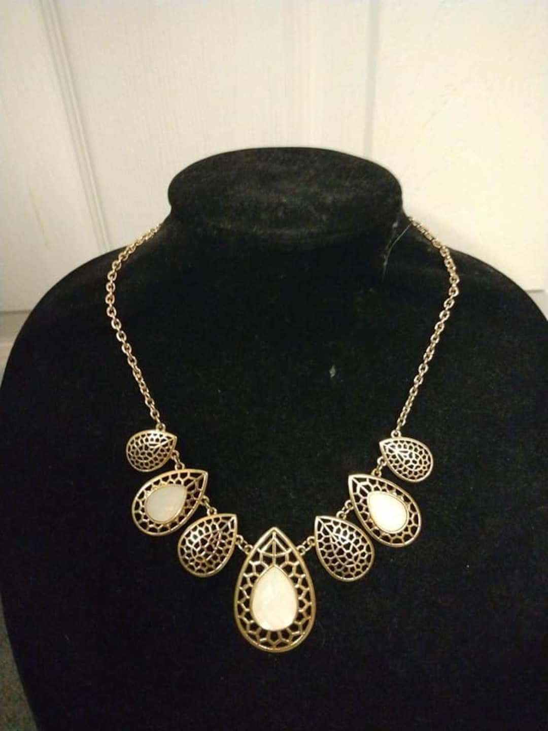 Vera Wang/icing Bib Necklace - Etsy