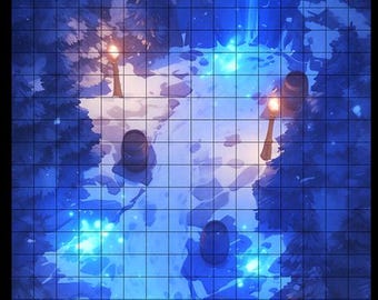 ICE CAVE Battle Map, Dnd Battle Map, D&D, Battlemap, Dungeons and ...