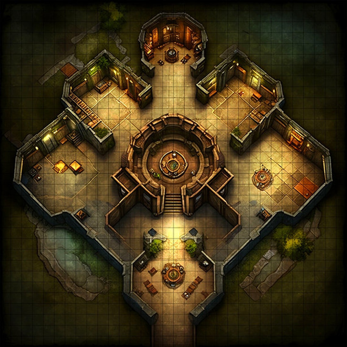 Dorm Battle Map, Dnd Battle Map, D&D, Battlemap, Dungeons and Dragons ...