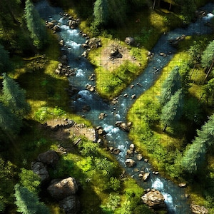 Lake Battlemap - Etsy