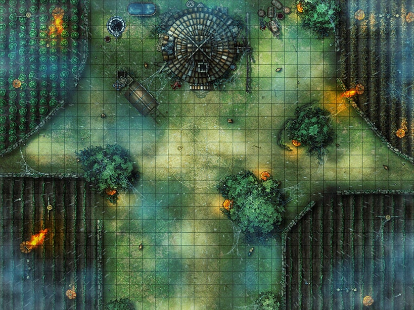 Farm Battle Map DnD Battle Map D&D Battlemap Dungeons and - Etsy Italia