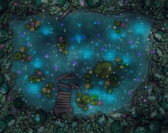 Frozen North Battle Map, Dnd Battle Map, D&D, Battlemap, Dungeons and ...