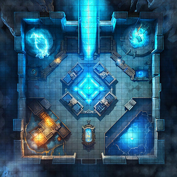 The Bridge Battle Map, Dnd Battle Map, D&D, Battlemap, Dungeons and ...