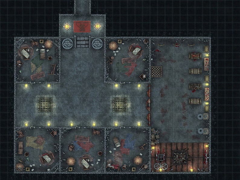 Torture Chamber Battle Map, Dnd Battle Map, D&D, Battlemap, Dungeons ...