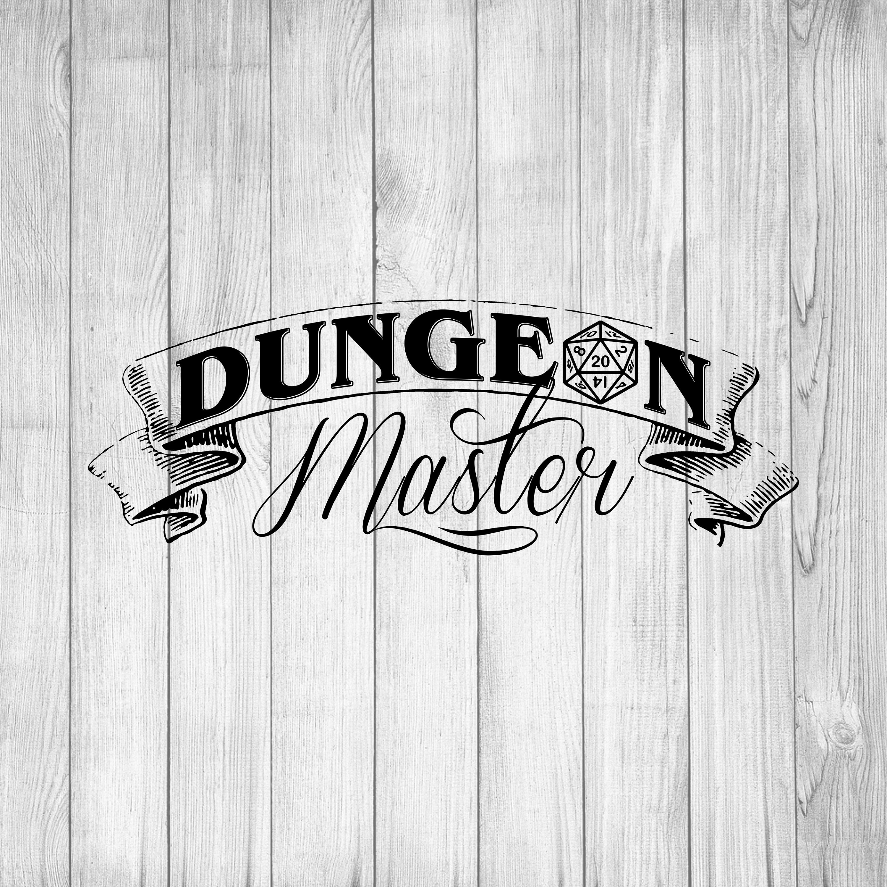 Dungeon Master 2 svg DM svg DM camisa D&D svg Dungeons and | Etsy