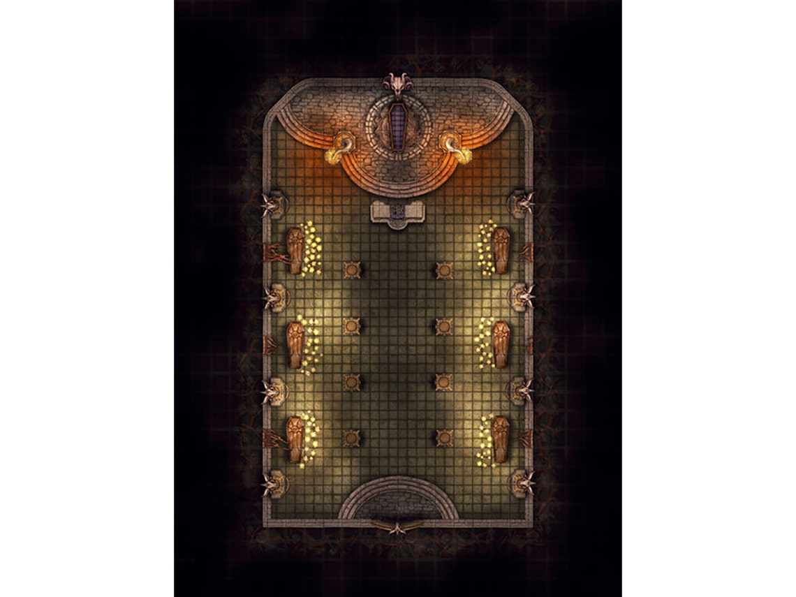 Vampire's Unrest Battle Map, Dnd Battle Map, D&D, Battlemap, Dungeons ...