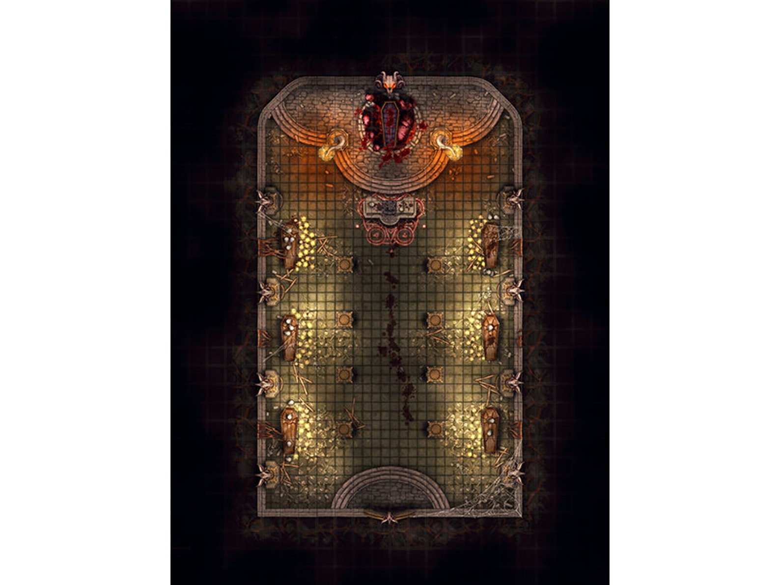 Vampire's Unrest Battle Map, Dnd Battle Map, D&D, Battlemap, Dungeons ...