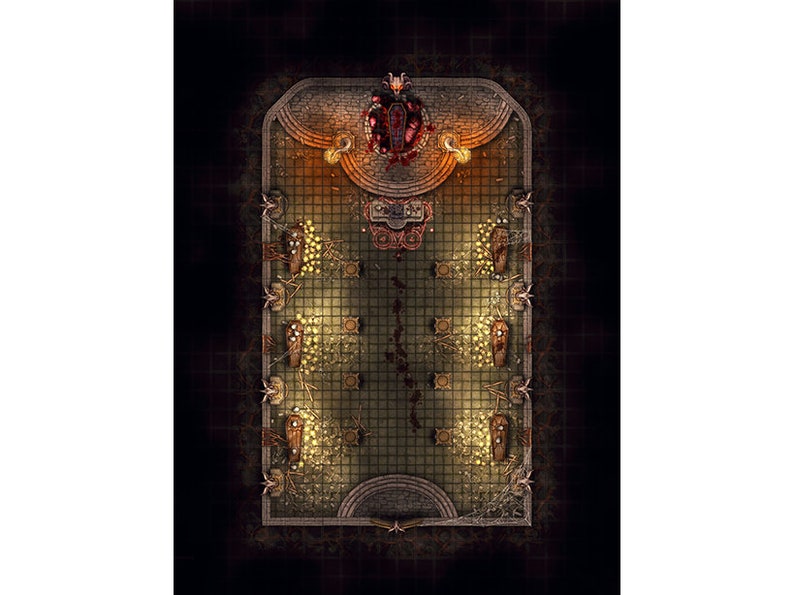 Vampire's Unrest Battle Map, Dnd Battle Map, D&D, Battlemap, Dungeons ...