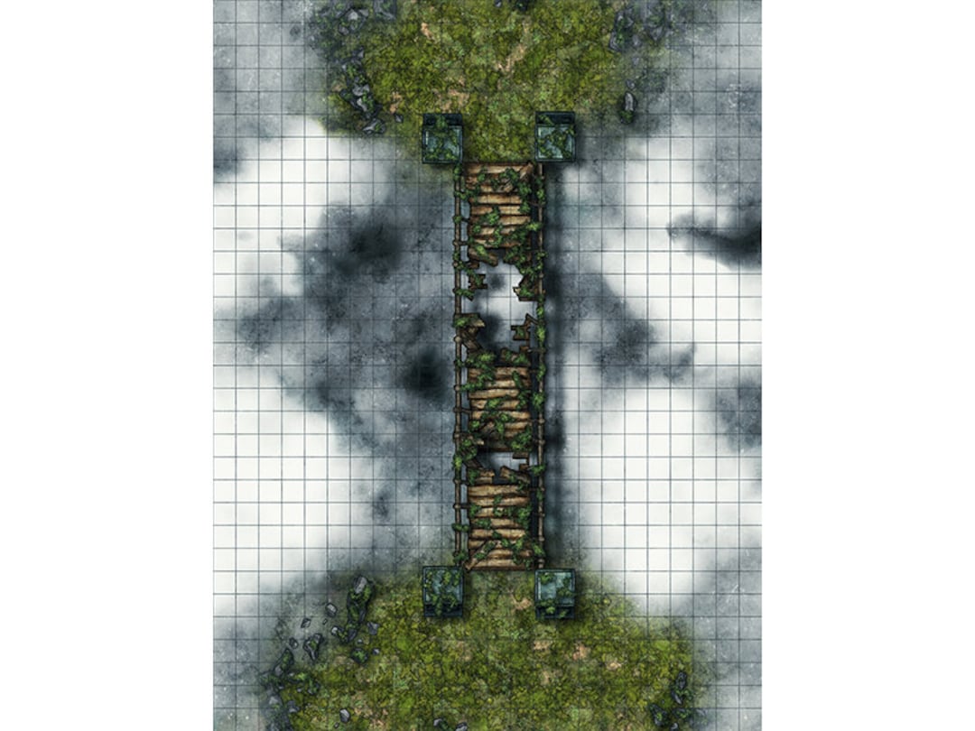Heaven's Bridge Battle Map, Dnd Battle Map, D&D, Battlemap, Dungeons ...